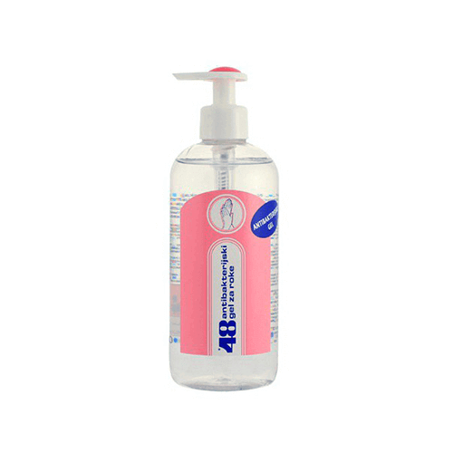 48 ANTIBAKTERIJSKI GEL 500ml za razkuževanje rok | Karan & Delfin